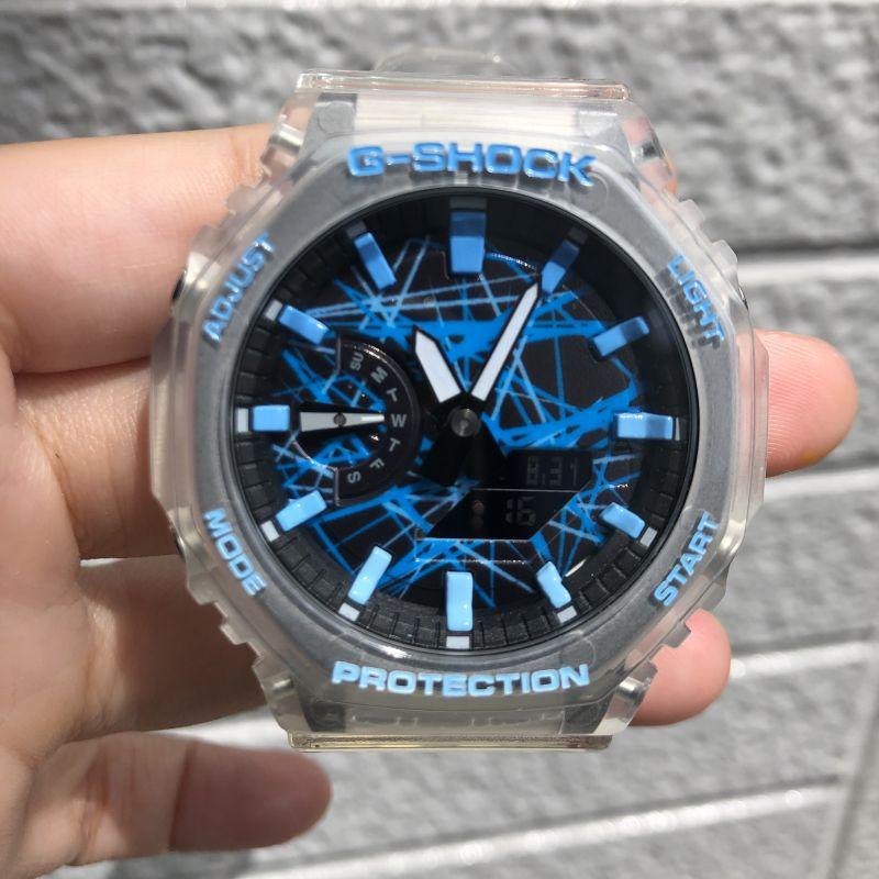 G-SHOCK G-shock GA-2100SKE-7 カスタム ペイント スカイブルー Terra : STRAP24JP - 通販 ...