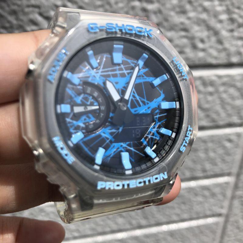 G-SHOCK G-shock GA-2100SKE-7 カスタム ペイント スカイブルー Terra : STRAP24JP - 通販 ...