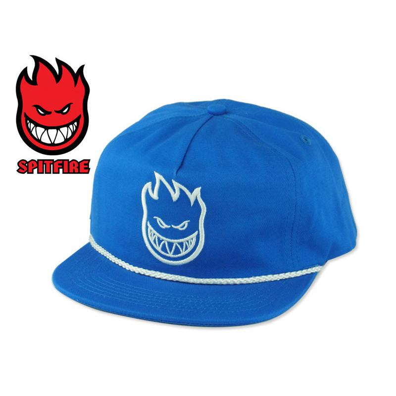 SPITFIRE WHEELS SPITFIRE【スピットファイヤー】Bighead Unstruct Rope Snapback ROYAL ...