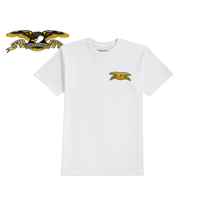 ANTIHERO（アンタイヒーロー） BASIC EAGLE CHEST S/S TEE WHITE Tシャツ ホワイト 19575 : ストリーム - 通販 - Yahoo!ショッピング