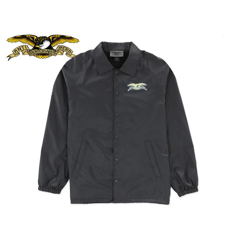ANTIHERO ANTIHERO【アンタイヒーロー】BASIC EAGLE COACH JACKET CHARCOAL コーチジャケット チャコール 20039 : ストリーム - 通販 ...
