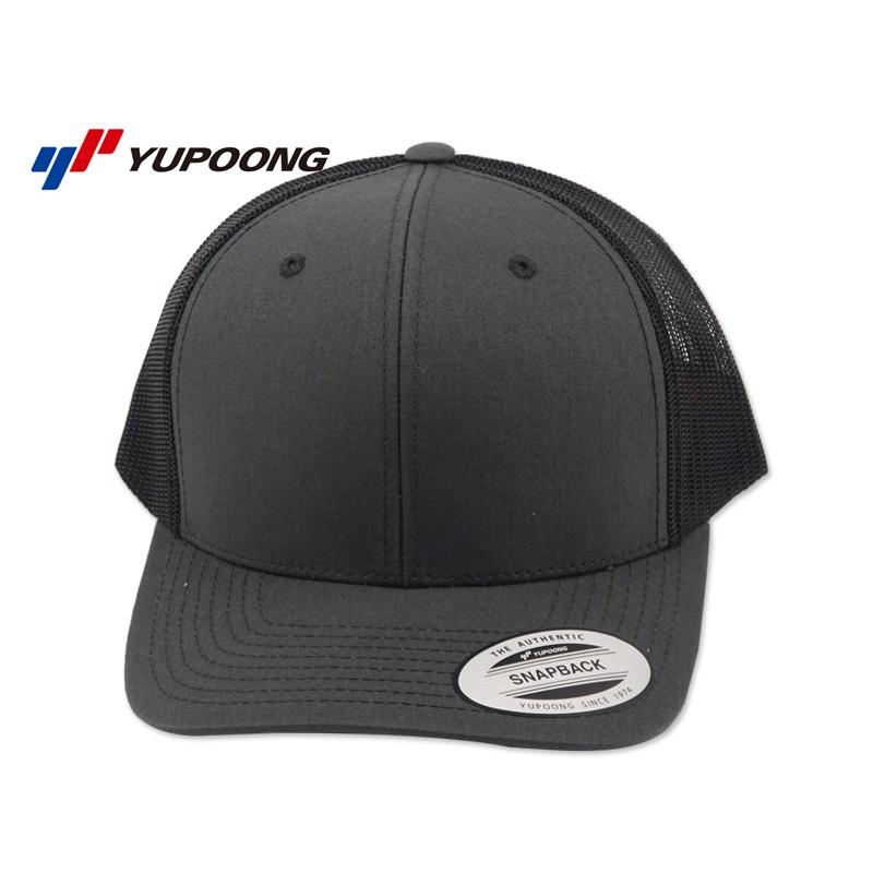FLEXFIT フレックスフィット 6606T YUPOONG YP CLASSICS RETRO TRUCKER CAP CHARCOAL ...