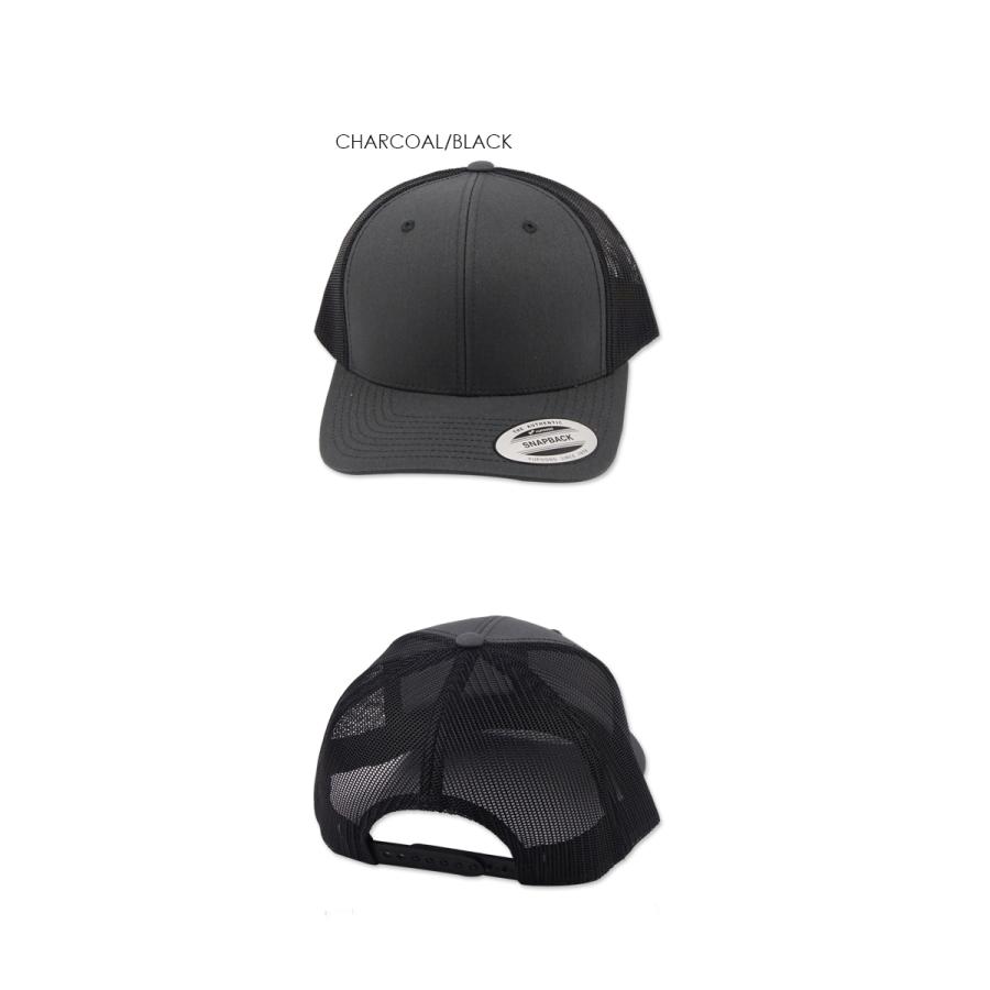 FLEXFIT フレックスフィット 6606T YUPOONG YP CLASSICS RETRO TRUCKER CAP CHARCOAL ...