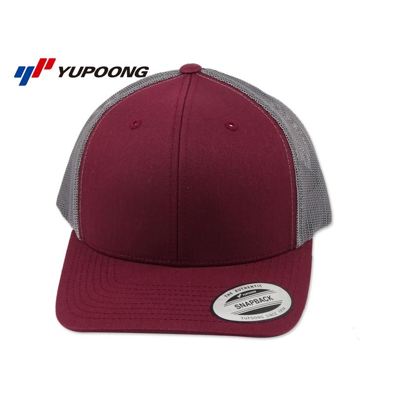 FLEXFIT フレックスフィット 6606T YUPOONG YP CLASSICS RETRO TRUCKER CAP MAROON ...