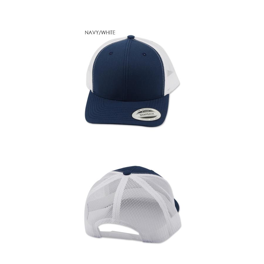 FLEXFIT フレックスフィット 6606T YUPOONG YP CLASSICS RETRO TRUCKER CAP NAVY ...