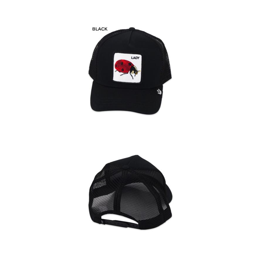 GOORIN BROTHERS【グーリンブラザーズ】THE LADY BUG TRUCKER CAP BLACK トラッカーキャップ ブラック ...