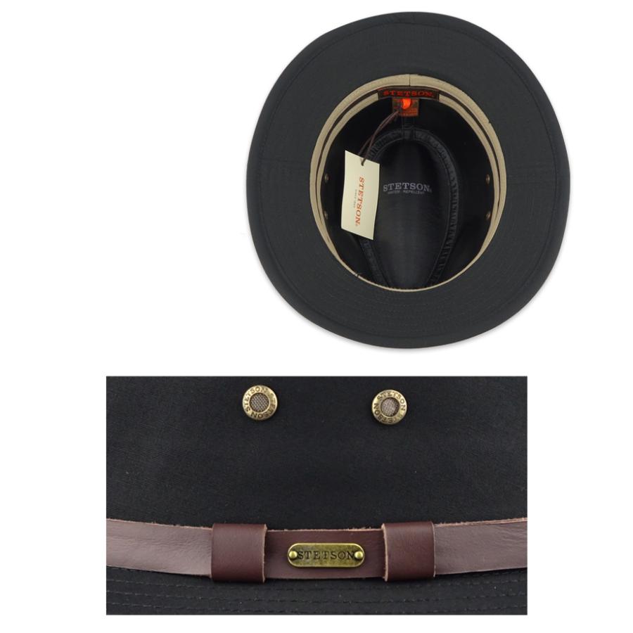 STETSON ステットソン GABLE SAFARI HAT BLACK ゲーブル サファリハット ブラック 21268 : ストリーム ...