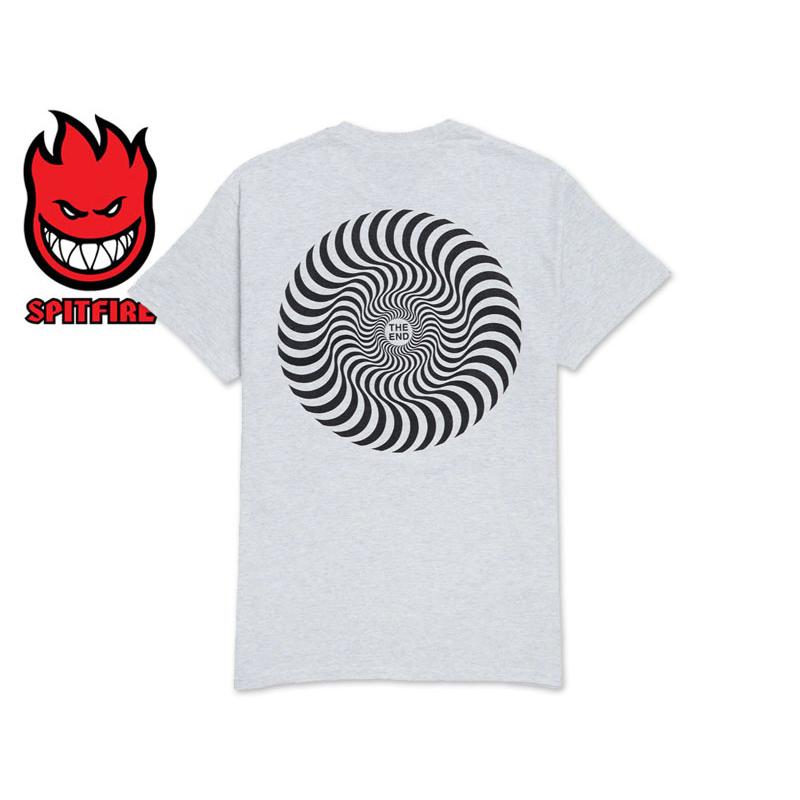 SPITFIRE スピットファイヤー CLASSIC SWIRL T-SHIRT ASH GREY Tシャツ アッシュグレー 21696 ...