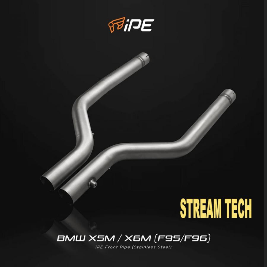 iPE イノテック BMW F95 X5M F96 X6M 4.4T用 可変バルブ マフラー ステンレス製 フロントパイプ センターパイプ テールエンド : STREAM TECH - 通販 ...
