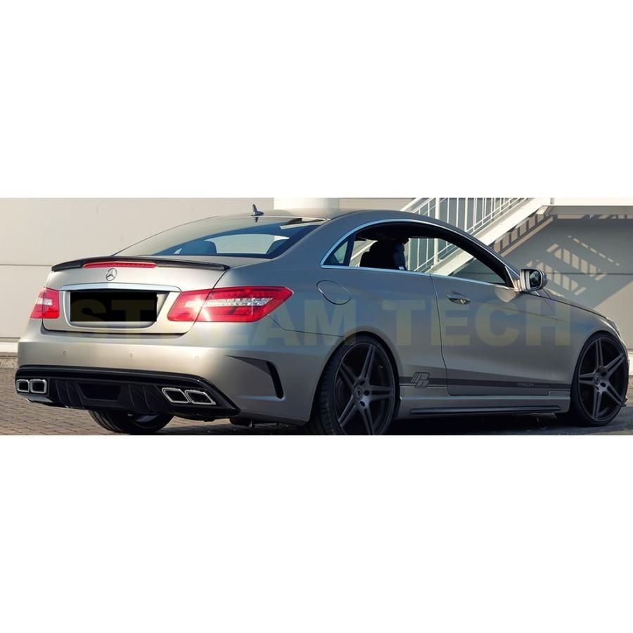 BENZ メルセデス ベンツ C207 Eクラス クーペ用 AMGタイプ トランクスポイラー ABS製 リアスポイラー リアウイング 未塗装 ...