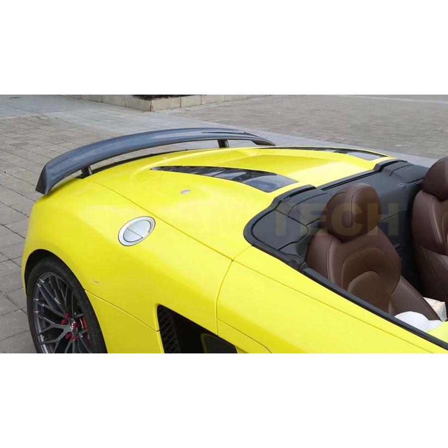 AUDI アウディ 42B R8用 DPGTタイプ カーボン リアウイング GTウイング カーボンウイング トランクスポイラー リアスポイラー ...