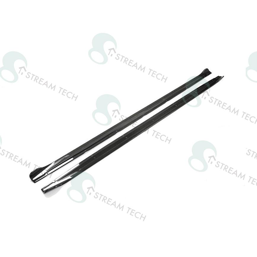 AUDI アウディ エリートデザイン 8V A3 / S3 4D 5Dモデル用 カーボンサイドスカート/S-line/カーボンエアロ/サイドステップ/サイドエアロ/AUDI/セダン/ハッチ ...