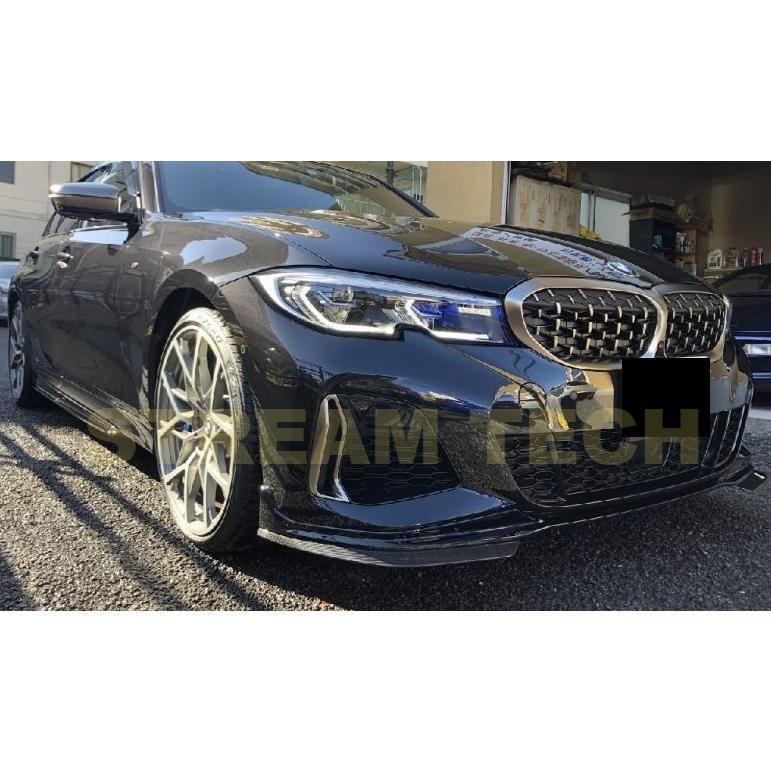 BMW G20 G21 3シリーズ 2019年〜用 M PERFORMANCEタイプ カーボン フロントスプリッター 左右セット フロントリップ 320/330/340/335 ...