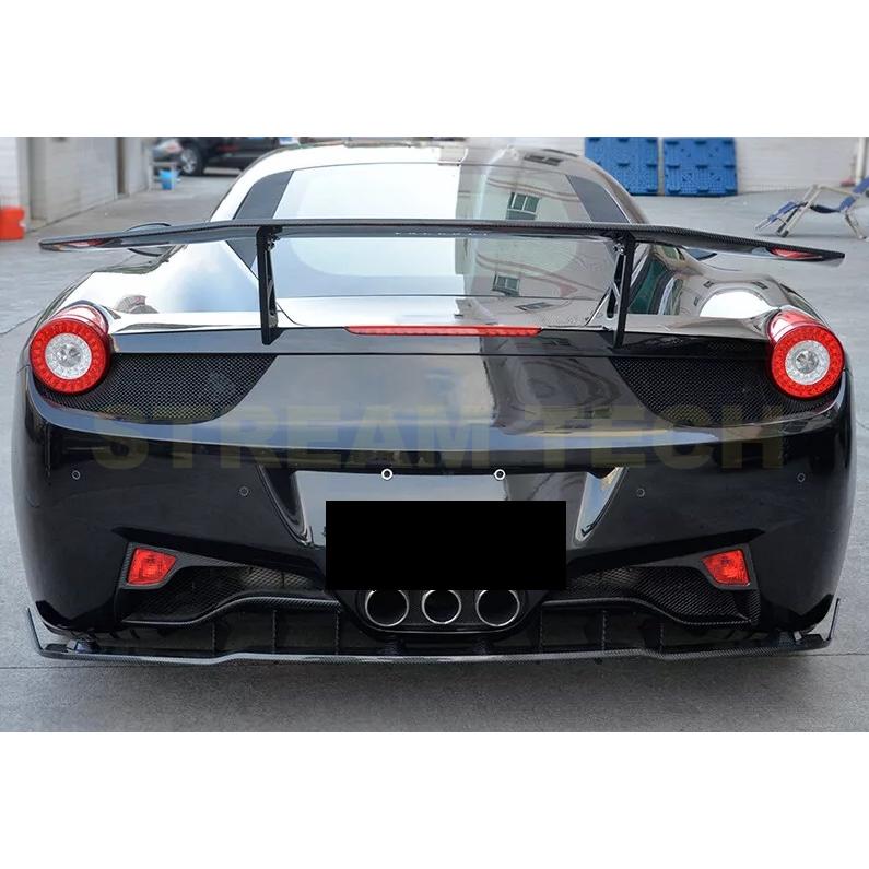 Ferrari フェラーリ 458 イタリア用 DMcタイプ カーボン リアウイング GTウイング レーシングウイング リアスポイラー ...