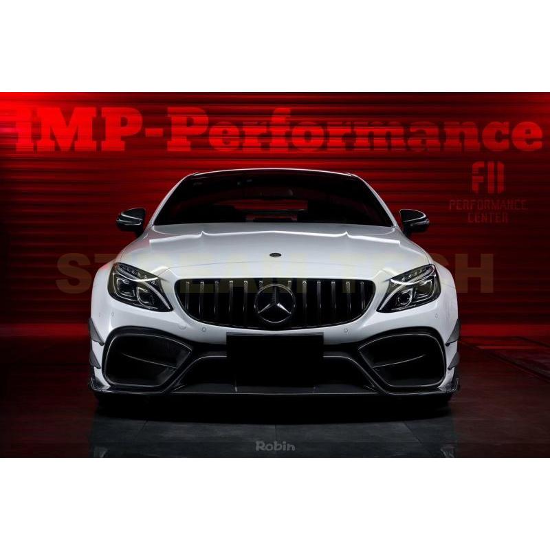 BENZ メルセデス ベンツ C205 C63 AMG用 IMP カーボン パナメリカーナグリル フロントグリル センターグリル ラジエターグリル GTグリル W205 2D Cクラス 人気 ...
