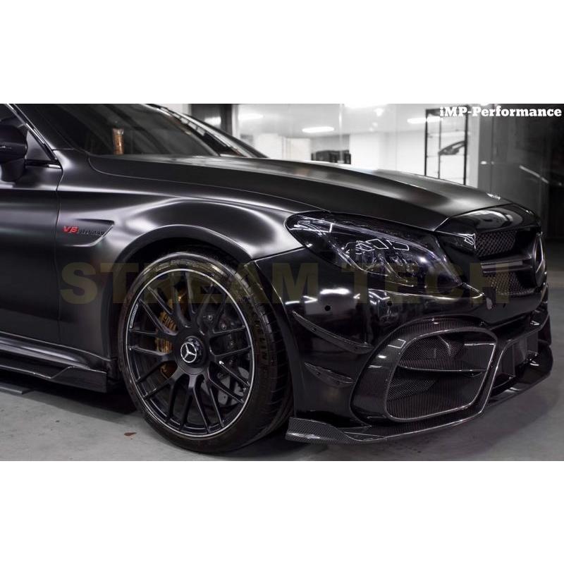 BENZ メルセデス ベンツ C205 C63 AMG用 IMP カーボン パナメリカーナグリル フロントグリル センターグリル ラジエターグリル GTグリル W205 2D Cクラス 人気 ...