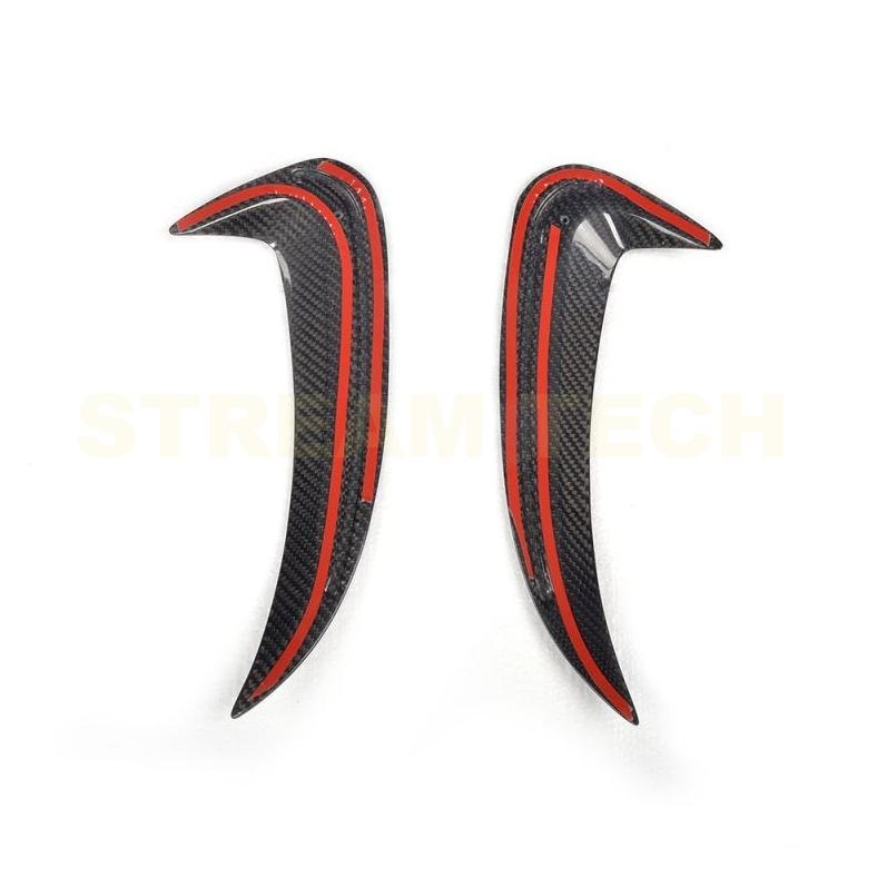 BENZ メルセデス ベンツ W205 S205 Cクラス スポーツ用 カーボン リアバンパーカナード ダクトガーニッシュ カーボンパネル ...