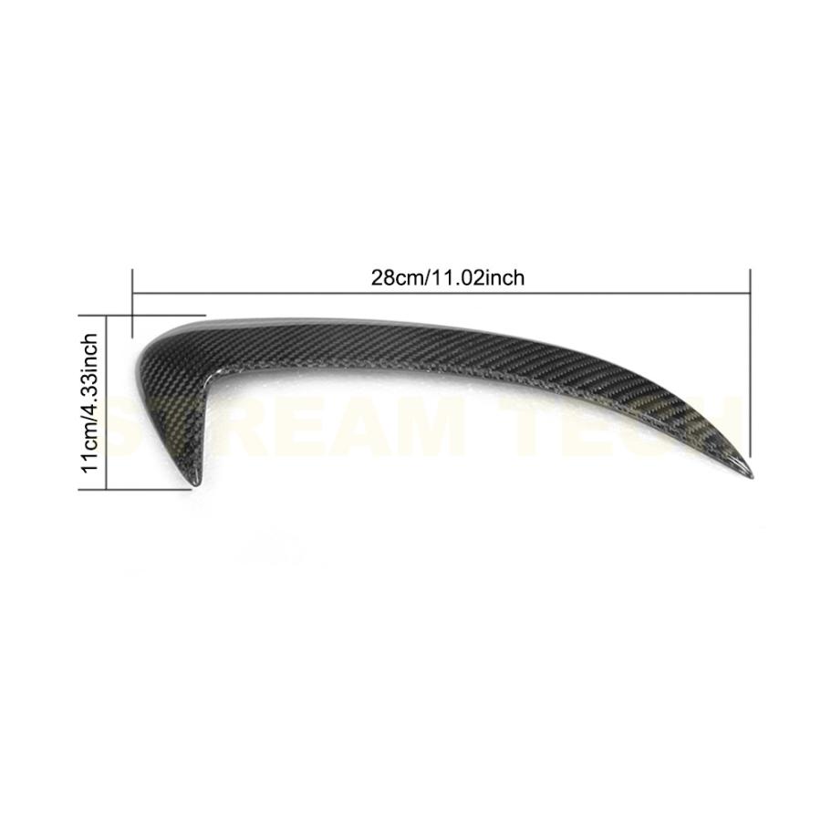 BENZ メルセデス ベンツ W205 S205 Cクラス スポーツ用 カーボン リアバンパーカナード ダクトガーニッシュ カーボンパネル ...