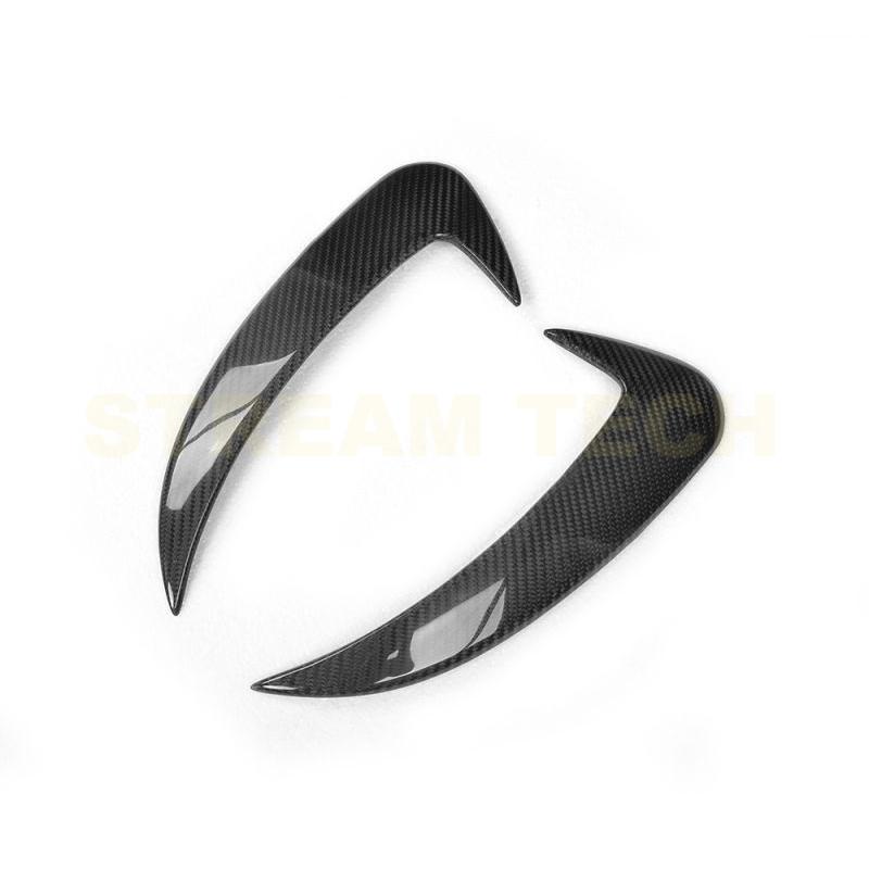 BENZ メルセデス ベンツ W205 S205 Cクラス スポーツ用 カーボン リアバンパーカナード ダクトガーニッシュ カーボンパネル ...