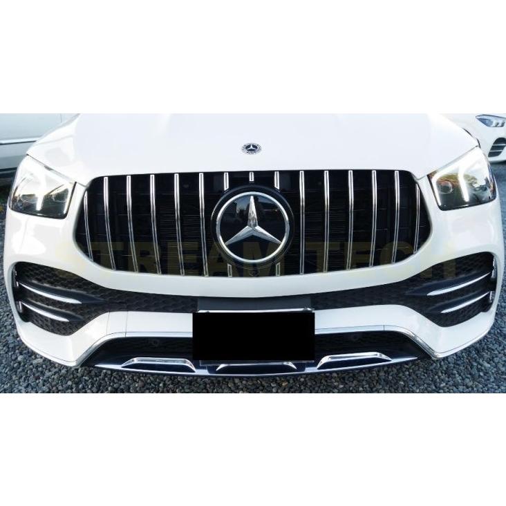 BENZ メルセデス ベンツ W167 C167 GLE 前期用 AMG GTRタイプ パナメリカーナグリル クローム フロントグリル センターグリル ラジエターグリル GTグリル 人気 ...