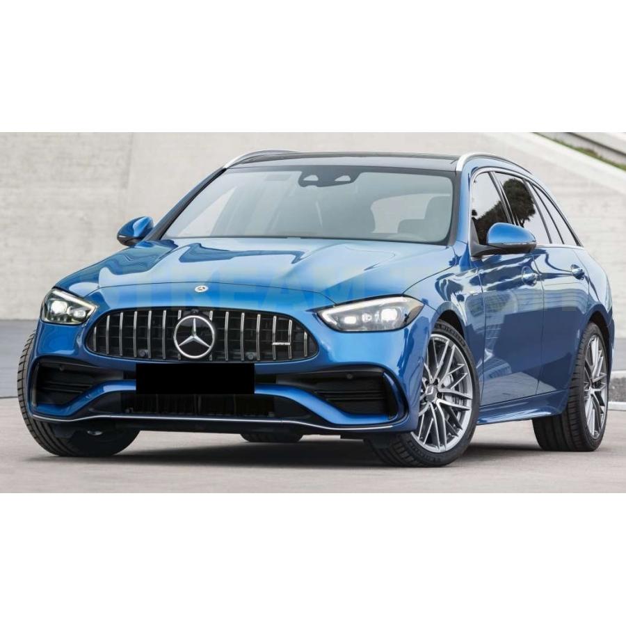 BENZ メルセデス ベンツ W206 S206 Cクラス AMGライン用 AMG GTRタイプ パナメリカーナグリル 2種類有 フロントグリル センターグリル GTグリル AMGグリル 人気 ...