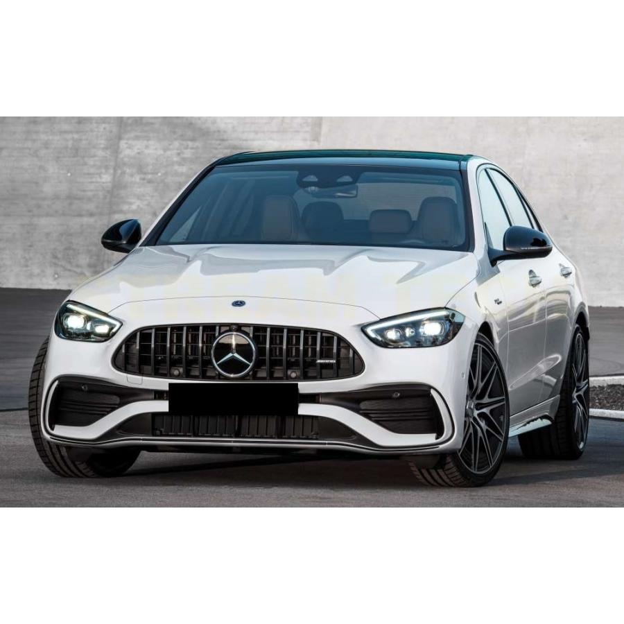 BENZ メルセデス ベンツ W206 S206 Cクラス AMGライン用 AMG GTRタイプ パナメリカーナグリル 2種類有 フロントグリル センターグリル GTグリル AMGグリル 人気 ...