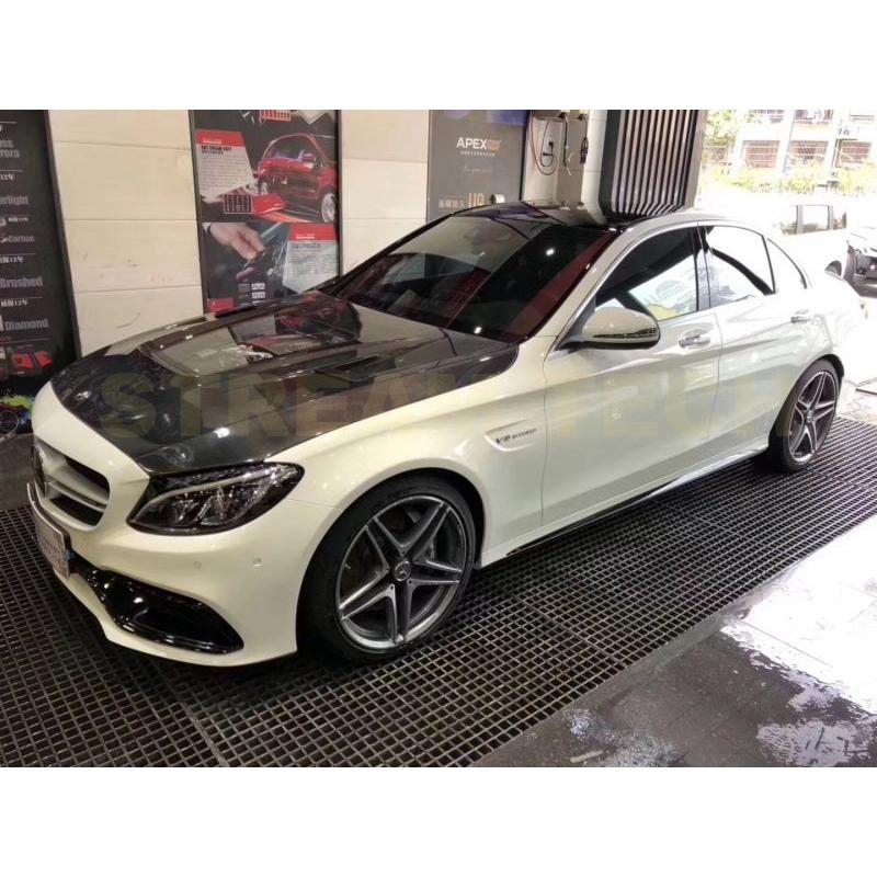 BENZ メルセデス ベンツ W213 S213 Eクラス 前期用 天窓 ダクト付き カーボン ボンネット エンジンフード 綾織カーボン E200 E220 E300 E450 E43 E53 ...