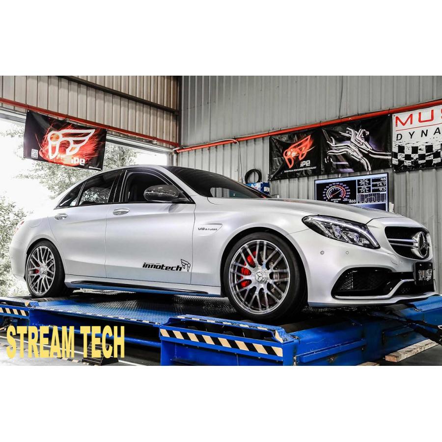 iPE イノテック BENZ W205 C205 C63 AMG用 ダウンパイプ ステンレス製 キャタライザー 触媒 メルセデス ベンツ Cクラス S205 S : STREAM TECH ...