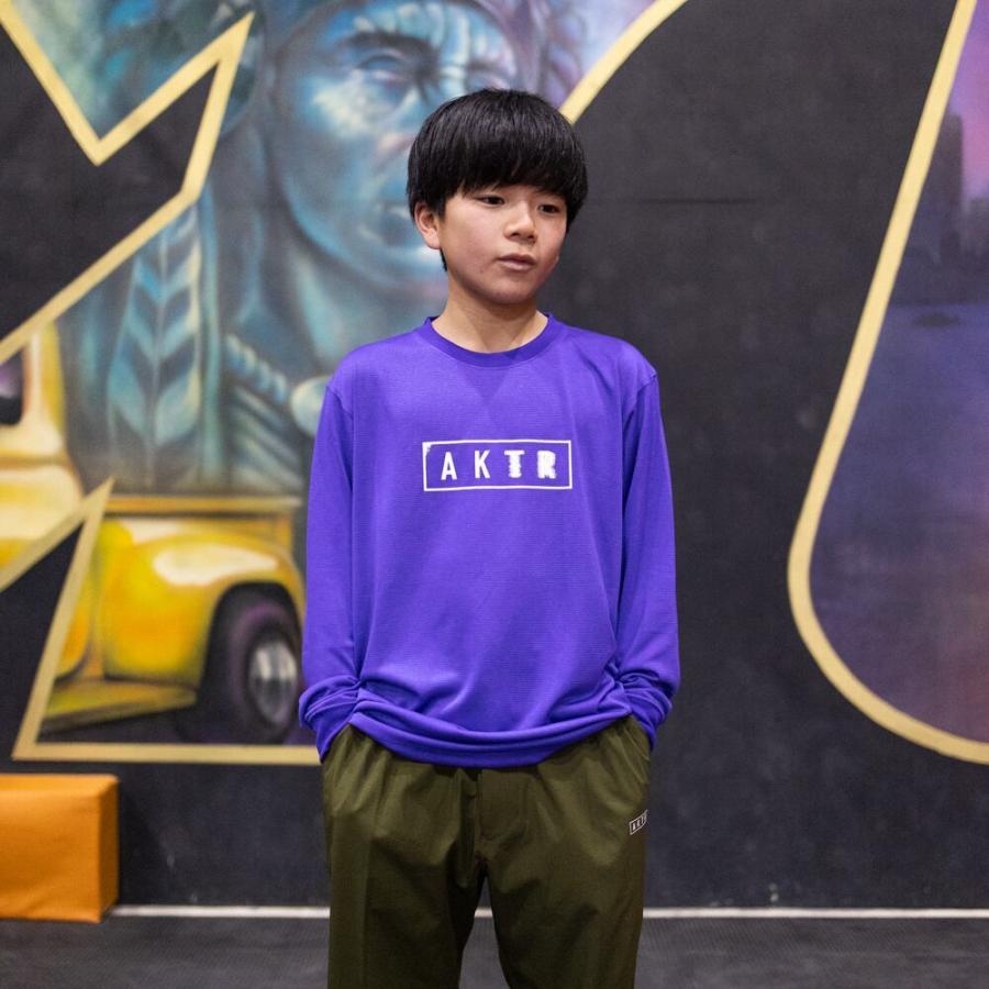 AKTR AKTR"GRUNGE LOGO L/S SPORTS TEE BLUE SIZE S"122-019005 ...