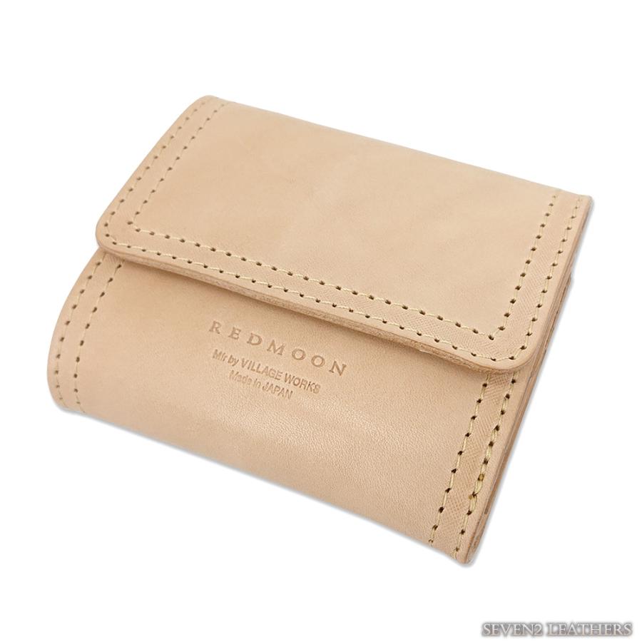 REDMOON レッドムーン 財布 三つ折り ショート ウォレット トリフォード 革財布 メンズ NMK-W1 : Seven2Leathers. - 通販 - Yahoo!ショッピング