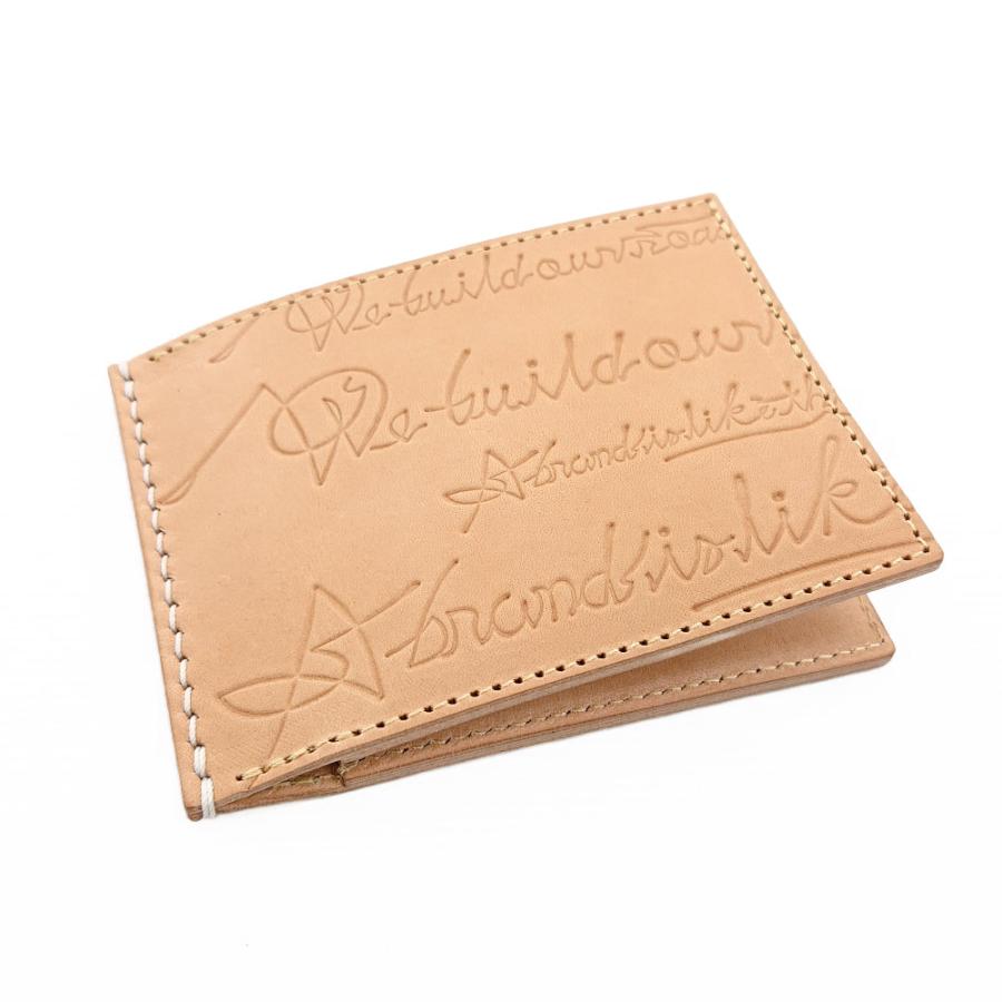 REDMOON レッドムーン 財布 二つ折り バタフライ型 スマートウォレット カリグラフィ エンボス マネークリップ コンパクト スリム 本革 牛革 革財布 RM-BFW-CE ...