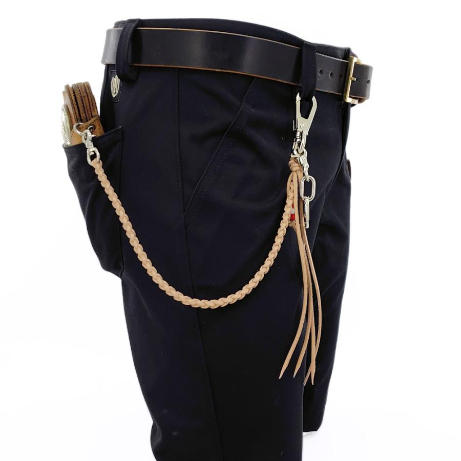 REDMOON レッドムーン ウォレットロープ チェーン レザーロープ 4本編み 革 レザーレース S-OH4S-S S-OH4S-M S-OH4S-L : Seven2Leathers ...