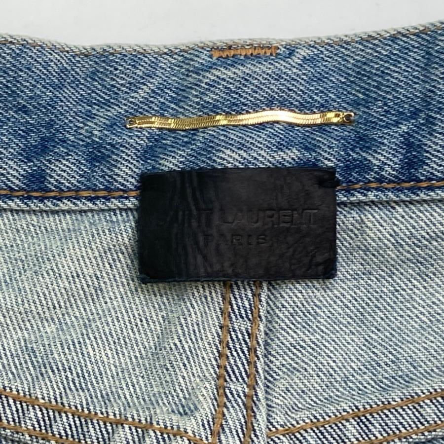 SAINT LAURENT PARIS サンローランパリ ボトムス 24 アイスブルー レディース SAINT LAURENT PARIS サンローランパリ デニムパンツ ブルー系 24