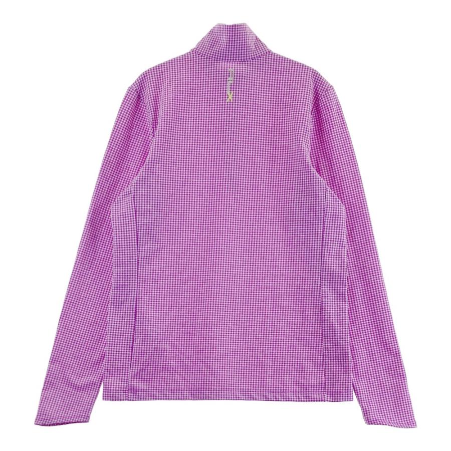RLX ラルフローレン ハーフジップ 長袖Tシャツ チェック柄 パープル系 M ゴルフウェア レディース : ブランド古着ストスト - 通販 - Yahoo!ショッピング