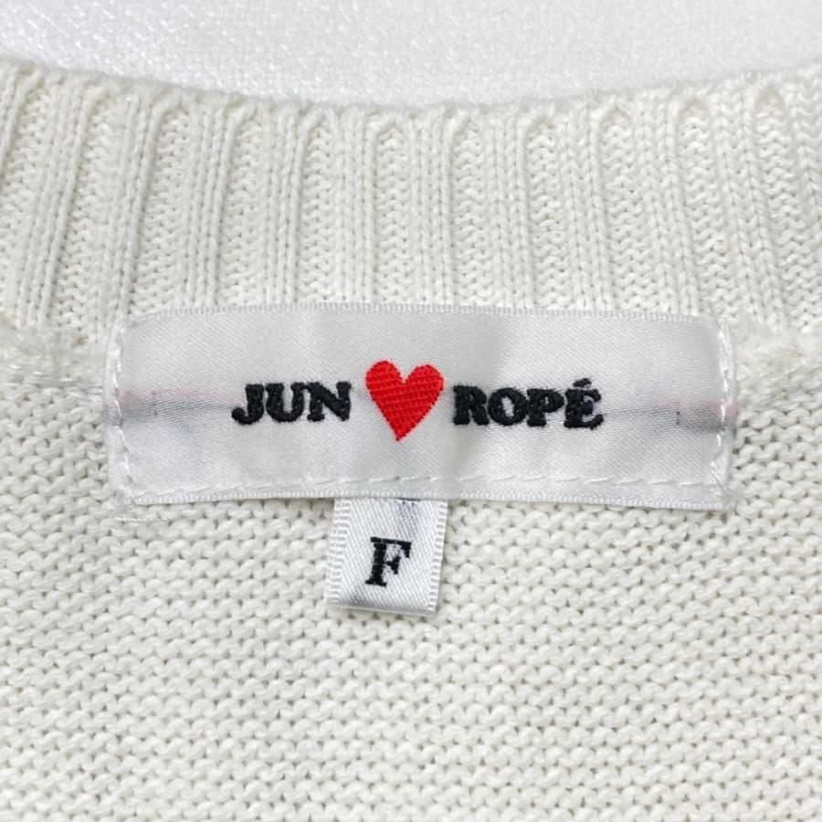 JUN&ROPE ジュン アンド ロペ ニットベスト ホワイト系 F ゴルフウェア レディース :1-240101230360:ブランド古着ストスト - 通販 - Yahoo!ショッピング
