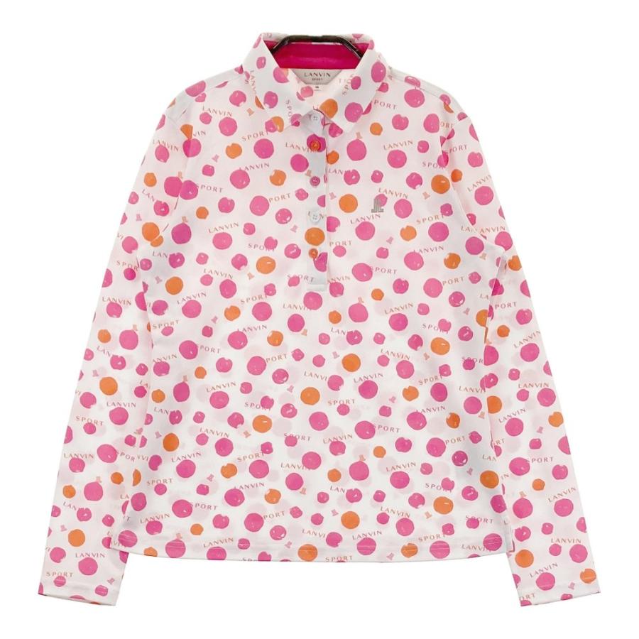 LANVIN SPORT ランバン スポール VLD108365A 長袖ポロシャツ ドット柄 ピンク系 38 ゴルフウェア レディース : ブランド古着ストスト - 通販 - Yahoo!ショッピング
