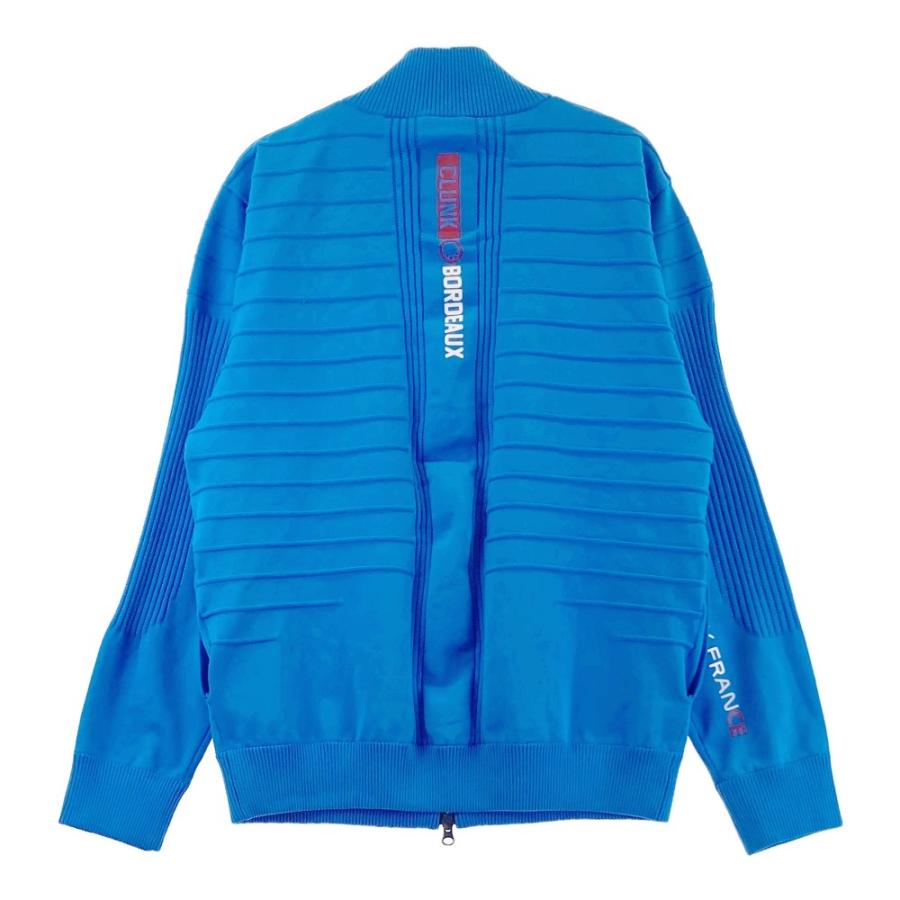 CLUNK クランク ニット切替 ジップジャケット ブルー系 L ゴルフウェア メンズ : ブランド古着ストスト - 通販 - Yahoo!ショッピング