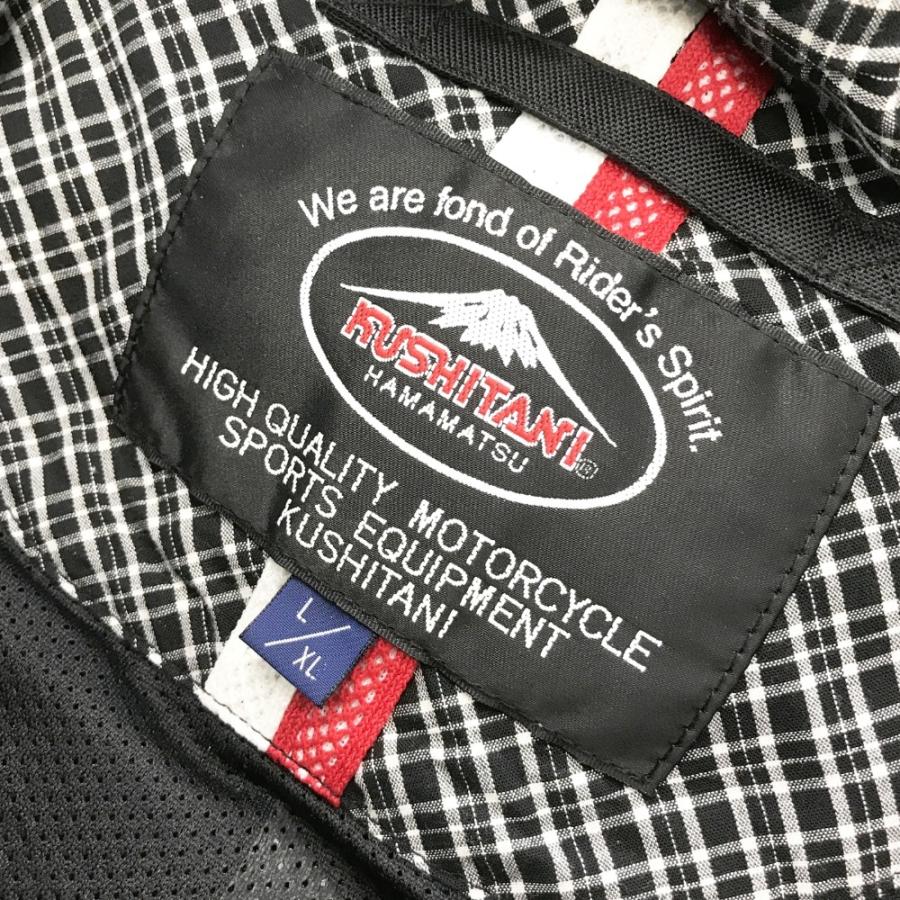 KUSHITANI クシタニ K-2385 フルメッシュパーカージャケット ブラック系 L/XL バイクウェア メンズ : ブランド古着ストスト - 通販 - Yahoo!ショッピング