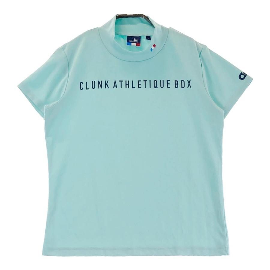 CLUNK クランク ハイネック 半袖Tシャツ ブルー系 L ゴルフウェア レディース : ブランド古着ストスト - 通販 - Yahoo!ショッピング