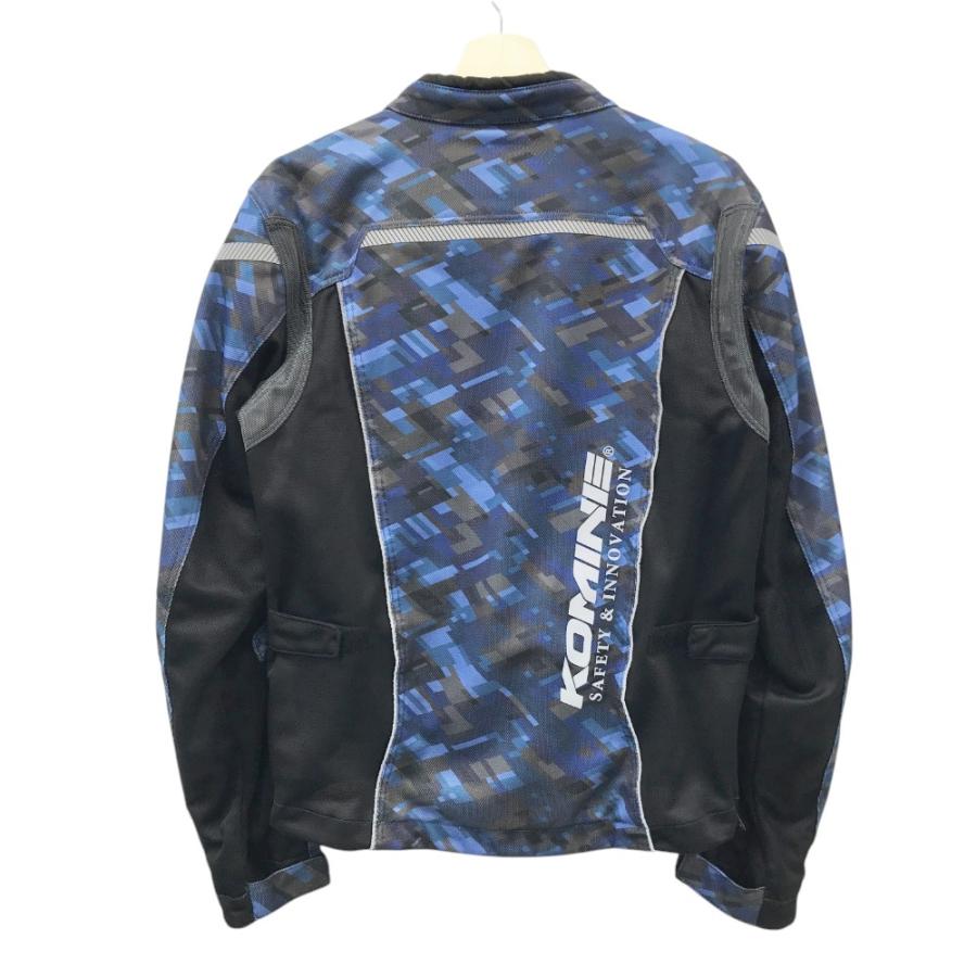 コミネ KOMINE JK-128/07-128 プロテクトフルメッシュジャケット 総柄 ブルー系 L バイクウェア メンズ : ブランド古着ストスト - 通販 - Yahoo!ショッピング