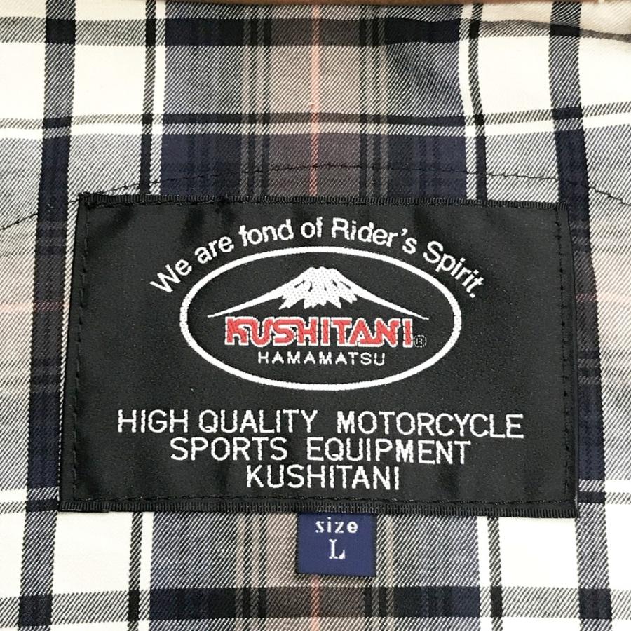 クシタニ KUSHITANI k-0618 アンフィニッシュドジャケット レザー ブラウン系 L バイクウェア メンズ : ブランド古着ストスト - 通販 - Yahoo!ショッピング