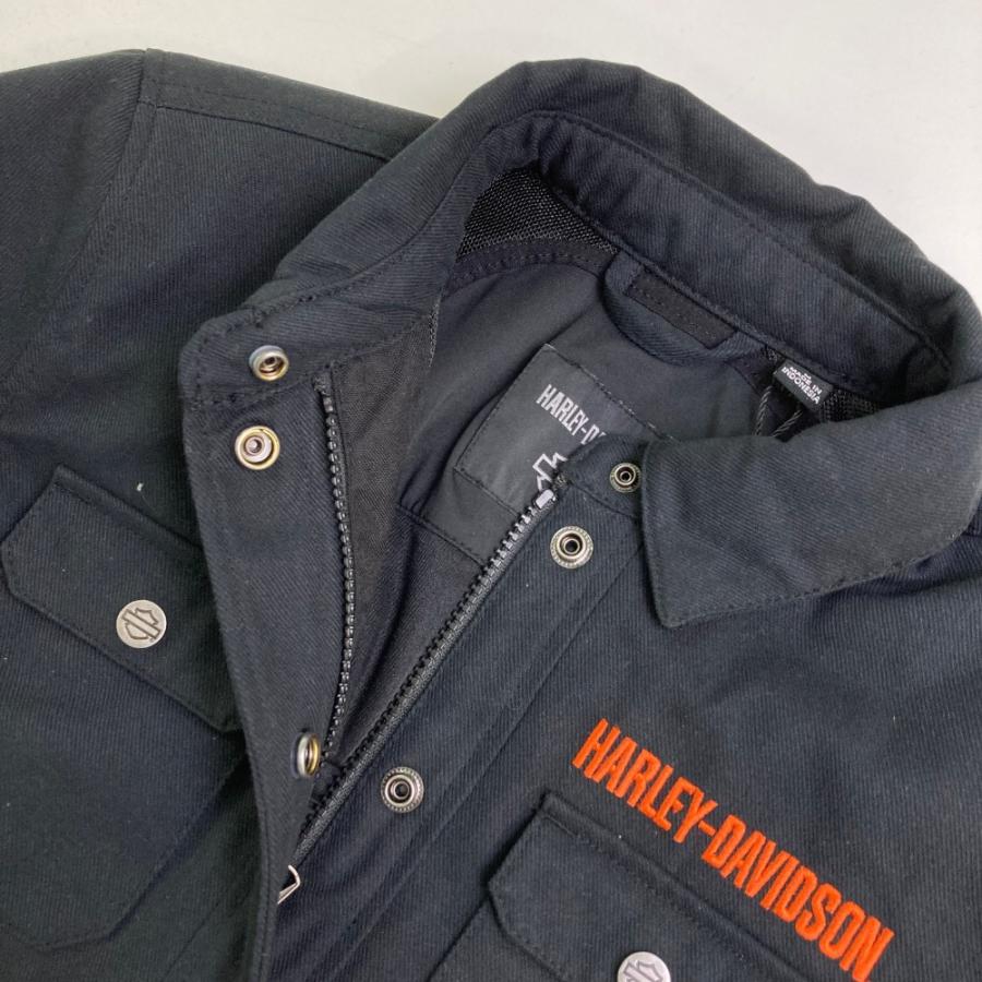 【新品】HARLEY DAVIDSON ハーレーダビッドソン 98110-23VW ライディングシャツジャケット ブラック系 M バイクウェア ...