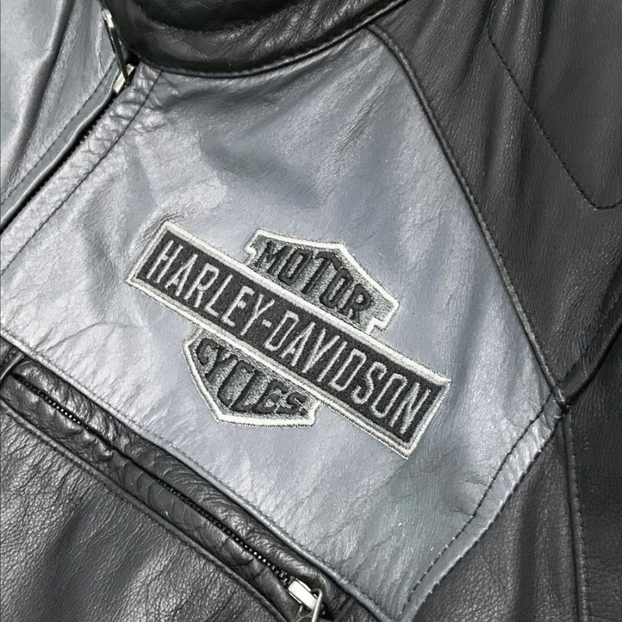 HARLEY DAVIDSON ハーレーダビッドソン 98119-17VM Votary レザージャケット ブラック系 M バイクウェア ...