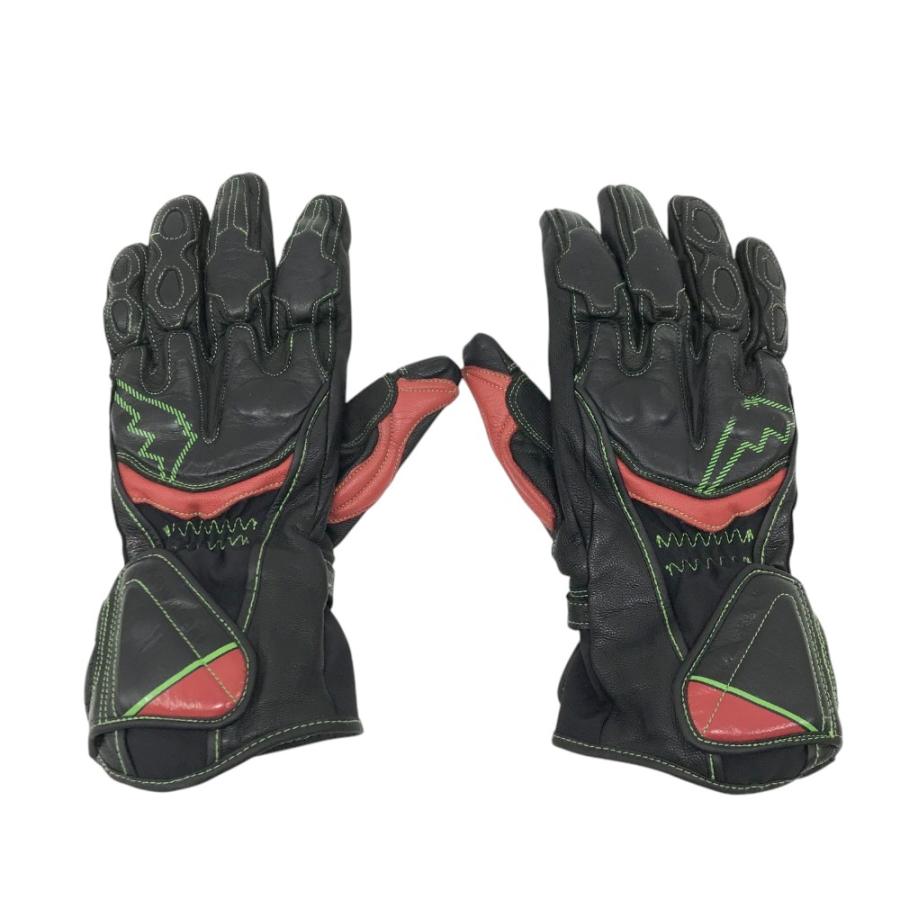 KUSHITANI クシタニ ×KAWASAKI GP ZEST WINTER GLOVES K-5597 ゼストウィンターグローブ ブラック系 L バイクウェア : ブランド古着ストスト ...