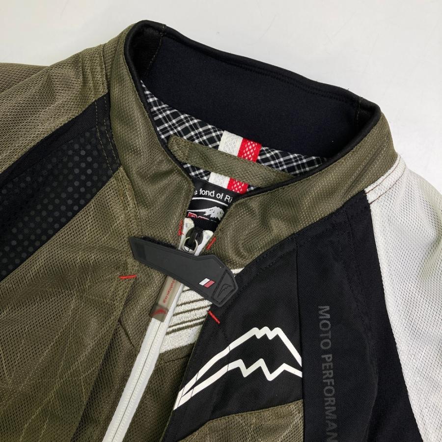 KUSHITANI クシタニ K-2401 エアーコンテンドジャケット カーキ系 LL バイクウェア メンズ : ブランド古着ストスト - 通販 - Yahoo!ショッピング