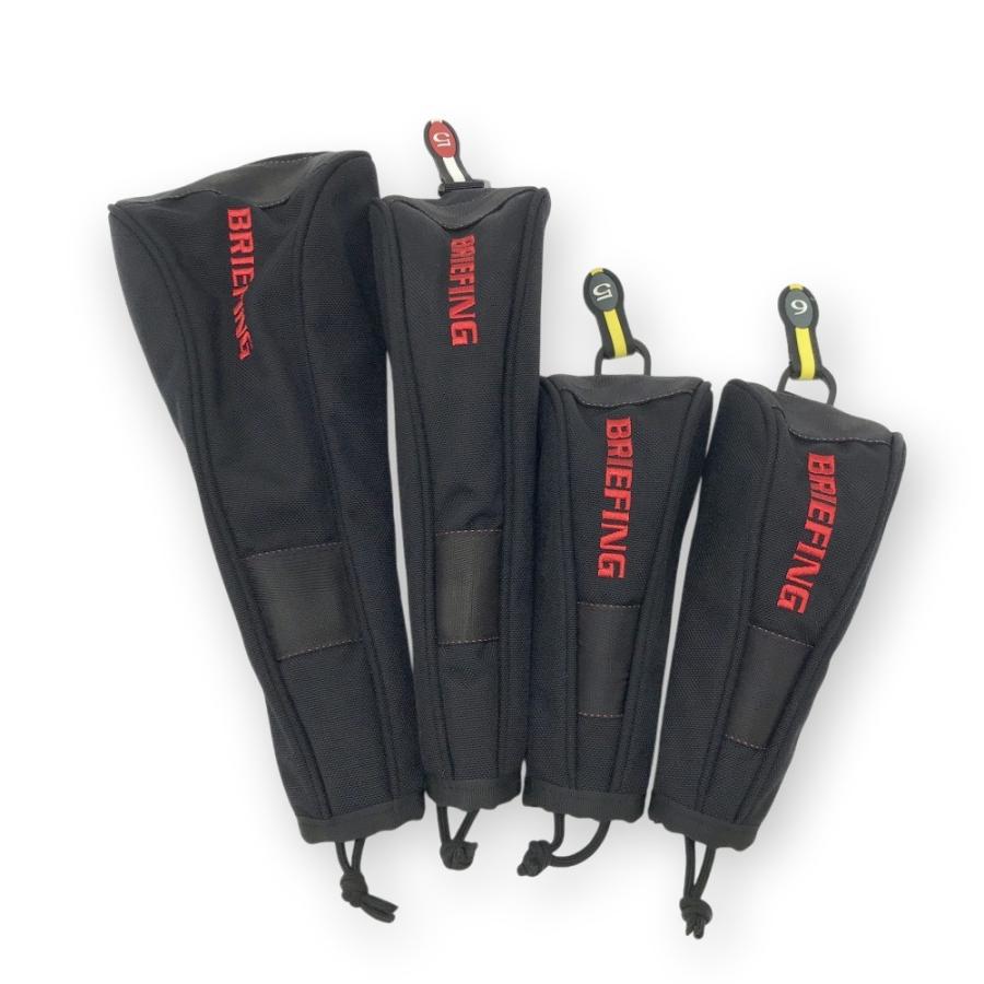 BRIEFING GOLF ブリーフィング ヘッドカバー 4点セット ブラック系 DR FW UT×2 ゴルフウェア : ブランド古着ストスト - 通販 - Yahoo!ショッピング