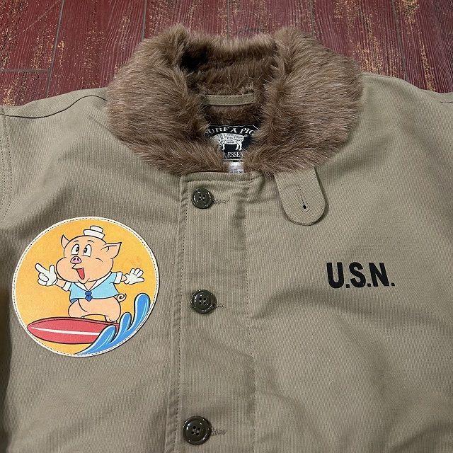 SURF A PIG（サーフ ア ピッグ） N-1デッキジャケット SJー10 [SJ-10] : ステュードベーカーウェブショップ - 通販 - Yahoo!ショッピング