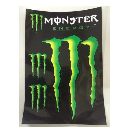 MONSTER ENERGY STICKER 2 モンスターエナジー ステッカー2 A4サイズ : スタジオビー - 通販 - Yahoo ...