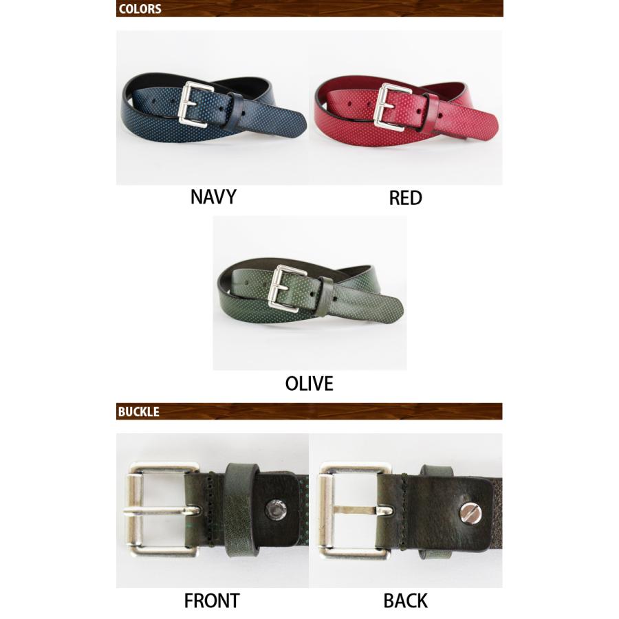 イタリアンレザー パンチング ベルト イタリア製 本革 ビジネスベルト GAPO 牛革 ローラー ナロー ハンドメイド 誕生日 プレゼント 78004 イタリア製 ベルト 本革 ビジネスベルト GAPO イタリアンレザー