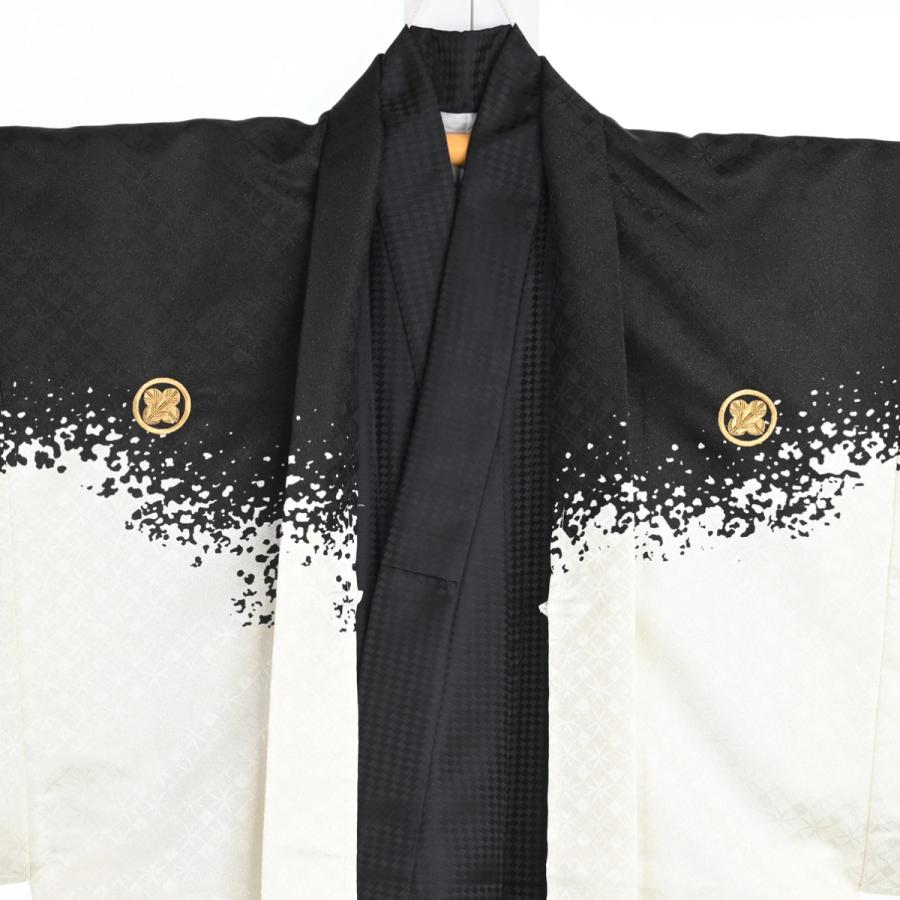 【新作】殿方和装/MODERN CLASSIC/50-651RF/(MX6760)/染分け/メンズ/男羽織/成人式/購入/4号/黒白 : 衣裳 ...